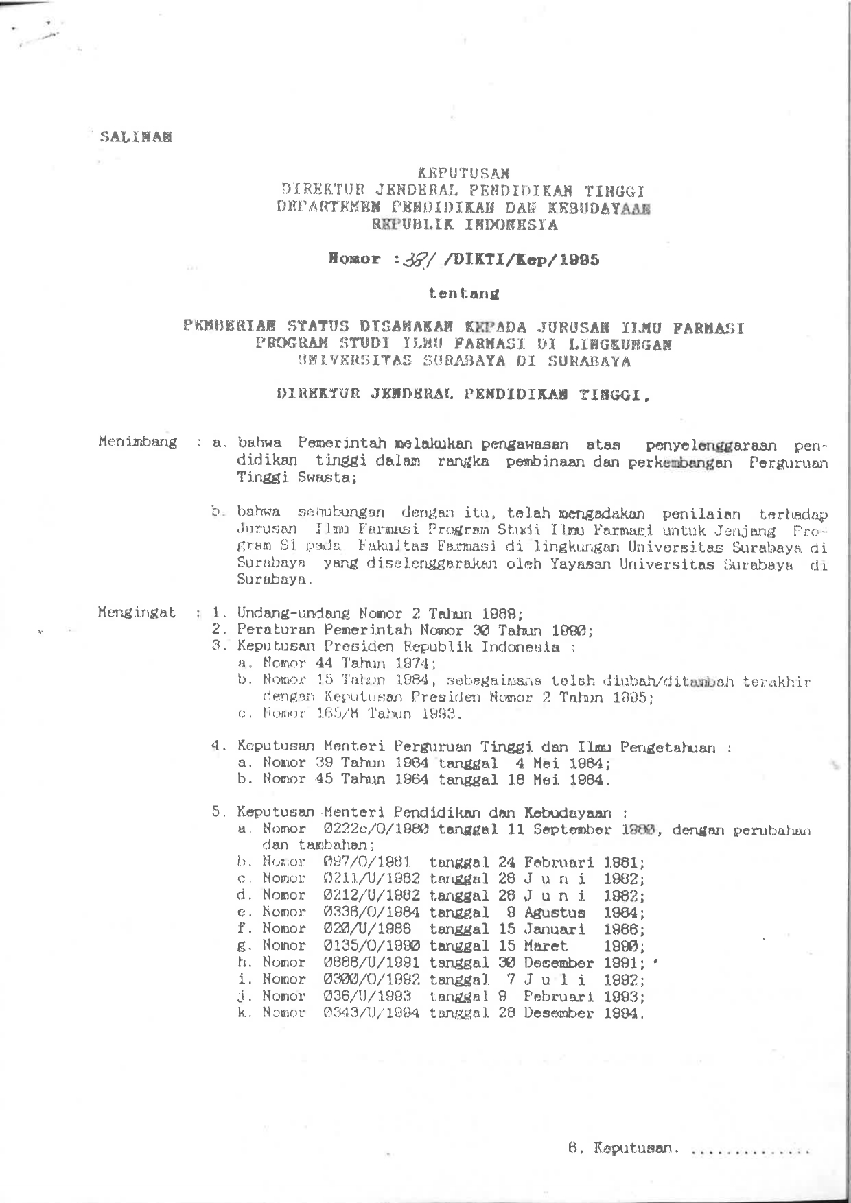 Akreditasi PSSF - Website Fakultas Farmasi